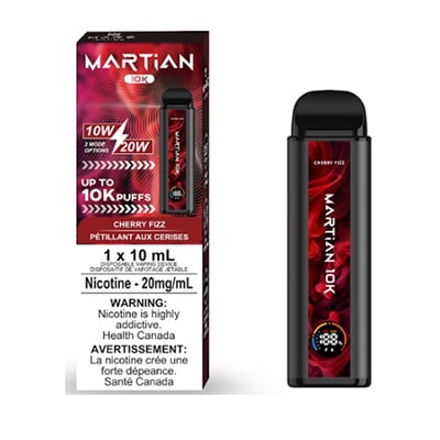 Cherry Fizz Martian 10K by Marz Vapor Disposable Vape | AceVaper Canada ...
